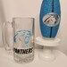 Football Shaped Glass, Beer Mug, Football Glass, Custom Football Beer ...
