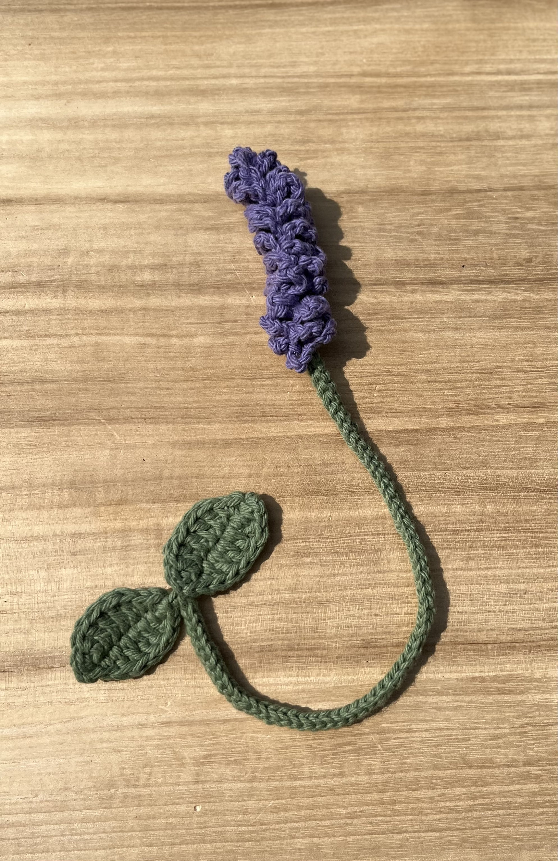 Handmade Crochet Lavender Bookmark - Etsy