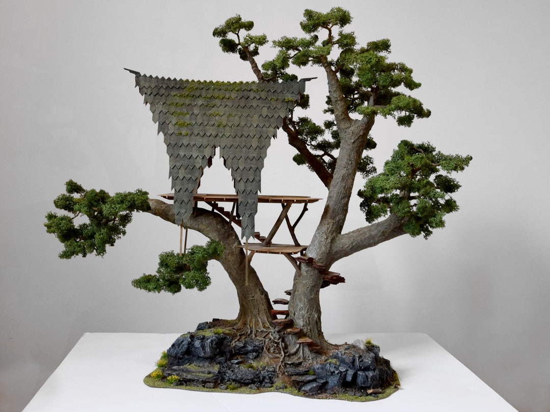 Elven Treehouse Diorama - Etsy