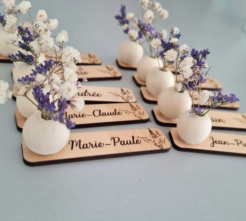 Personalized Place Marker for Weddings, Birthdays, Christmas, Etc. - Etsy