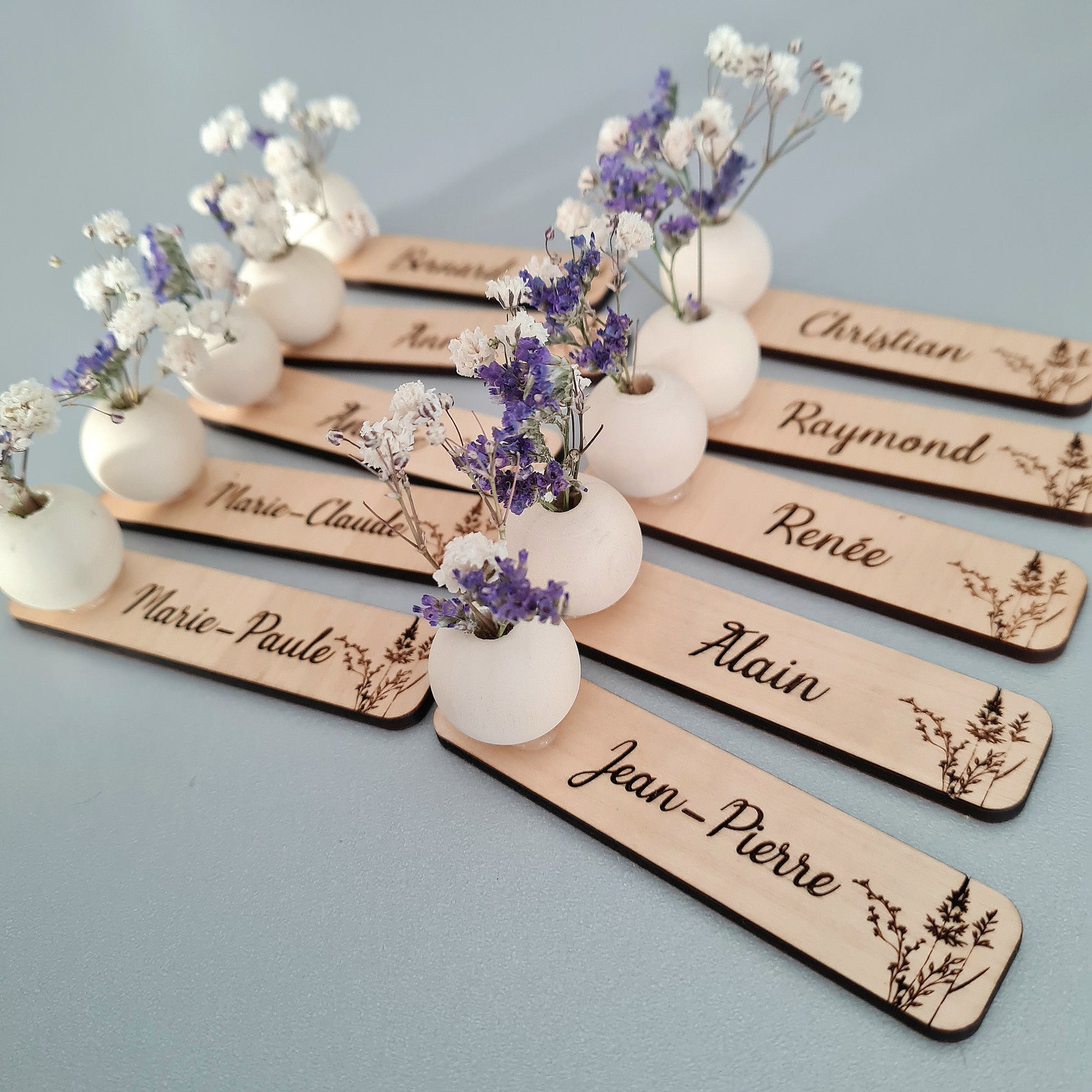 Personalized Place Marker for Weddings, Birthdays, Christmas, Etc. - Etsy
