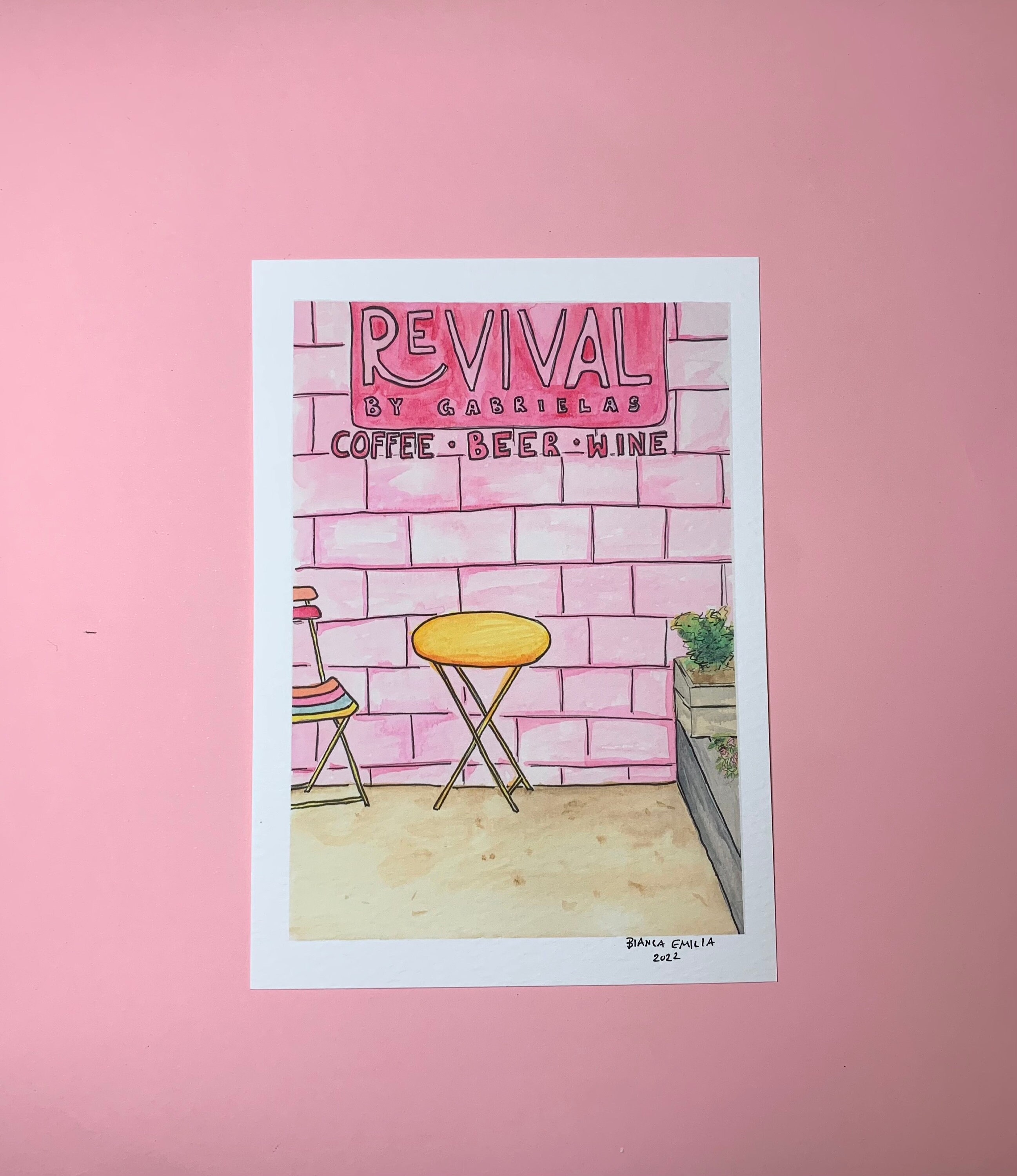 Revival Coffee Austin art Print - Etsy
