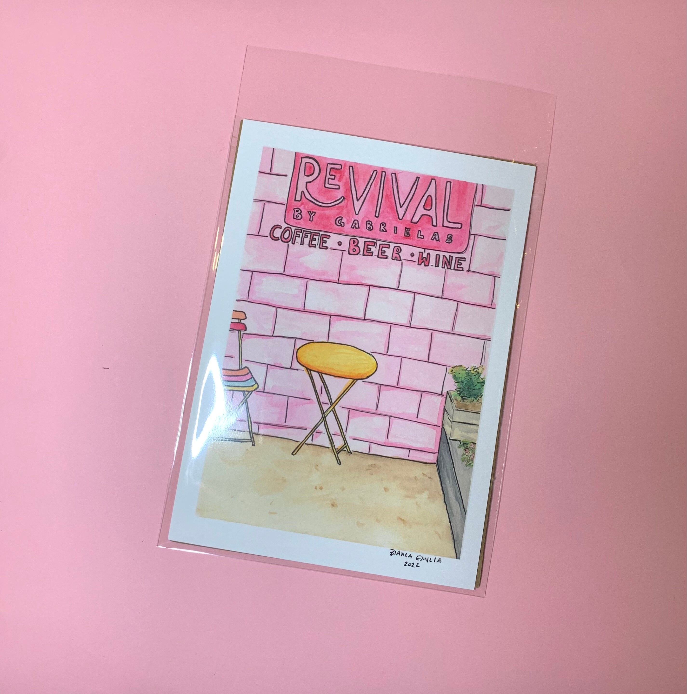 Revival Coffee Austin art Print - Etsy