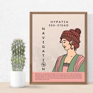 Famous Mathematicians Posters , Set of 8 Wall Prints, Printable Math ...