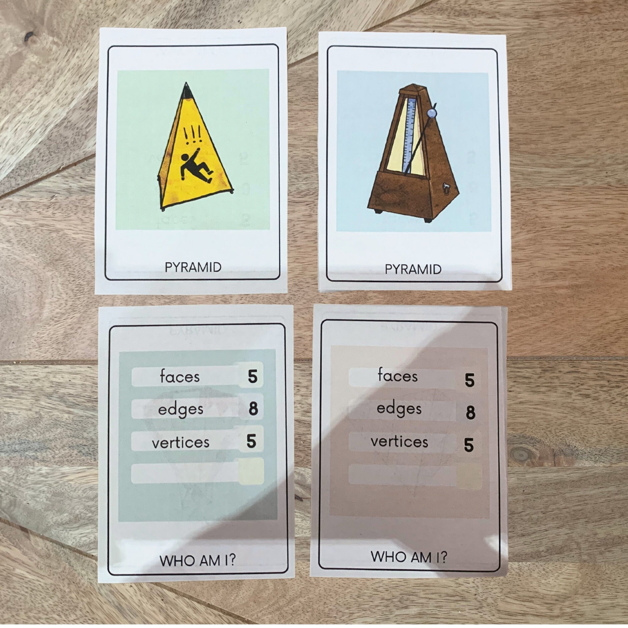 3D Shapes in the Real World Printable Flashcards for Kids With ...