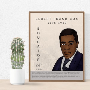 Mathematician Poster Set to Teach Black History, Gift for a Math ...