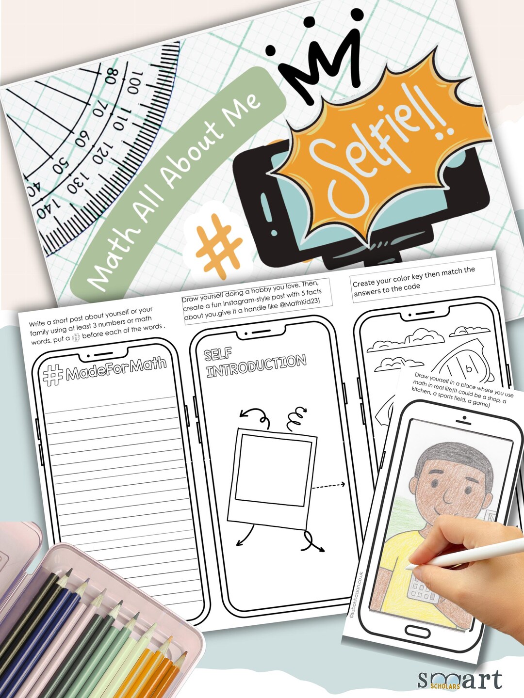 Back to School Bulletin Board, All About Me Icebreaker Lessons for ...