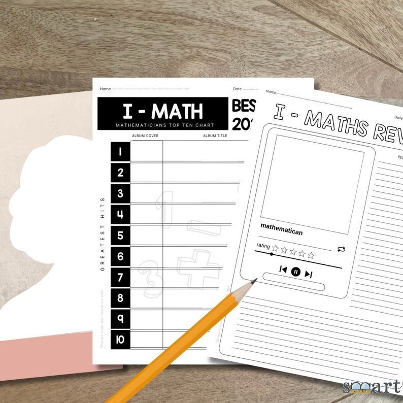 Math Themed Bulletin Board Kit With Boho Letters, Mindset Posters ...