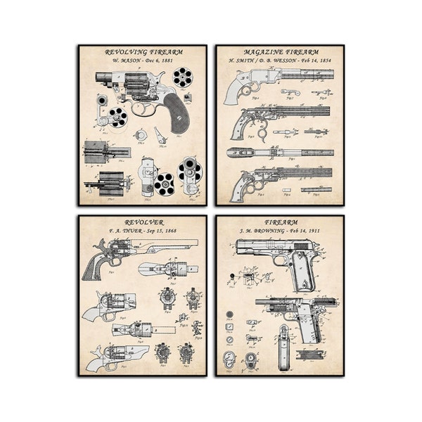 Firearms Posters - Etsy