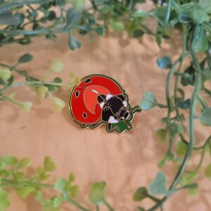 Ladybug Hard Enamel Lapel Pin - Etsy