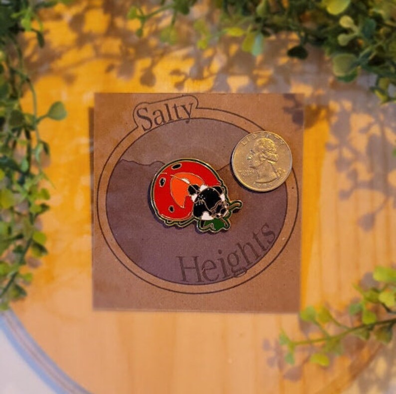 Ladybug Hard Enamel Lapel Pin - Etsy