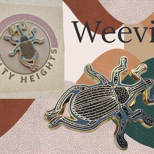 Weevil Hard Enamel Pin - Etsy