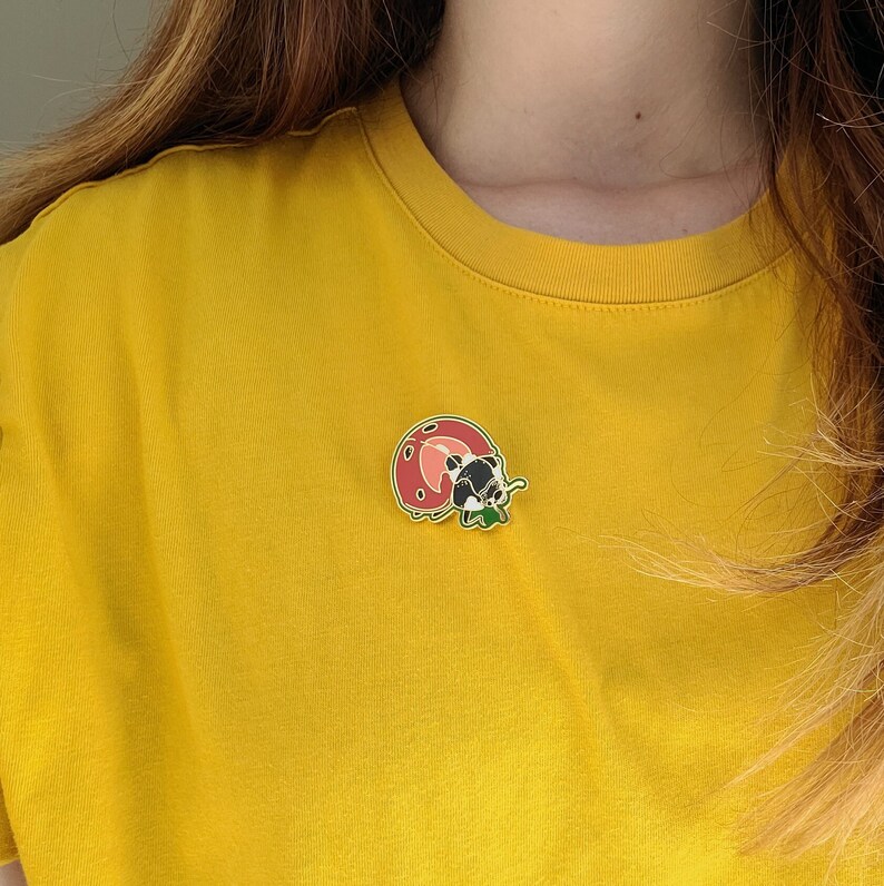 Ladybug Hard Enamel Lapel Pin - Etsy