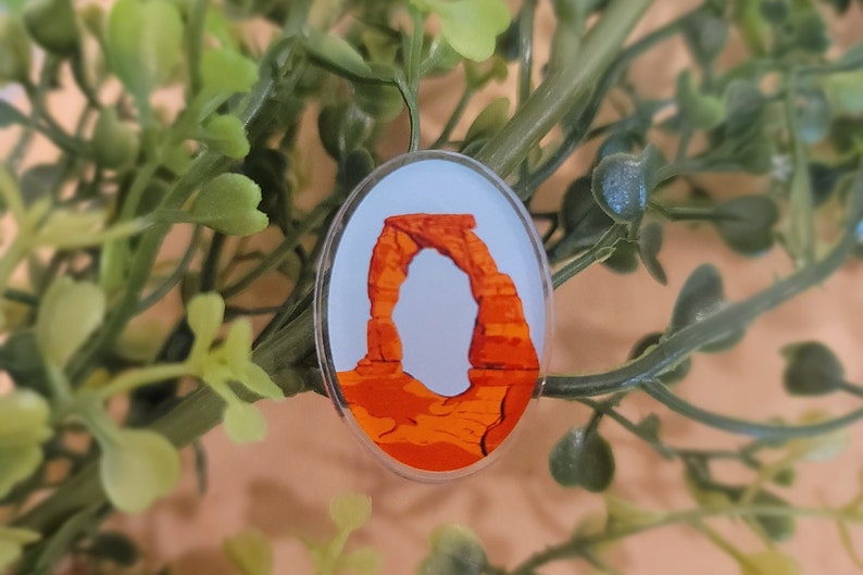 Delicate Arch in Moab, Utah Acrylic Pin Lapel - Etsy