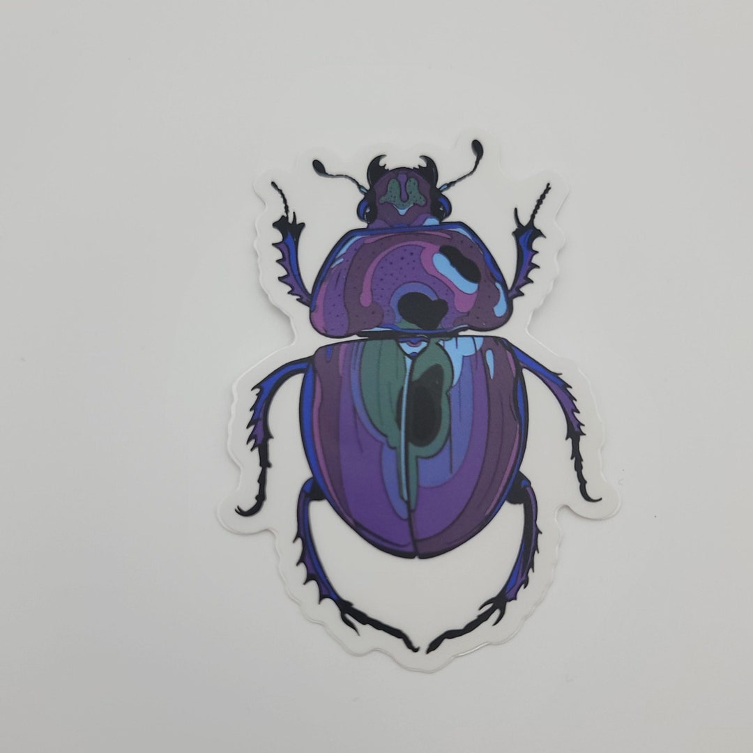 Waterproof Beetle Sticker - Etsy