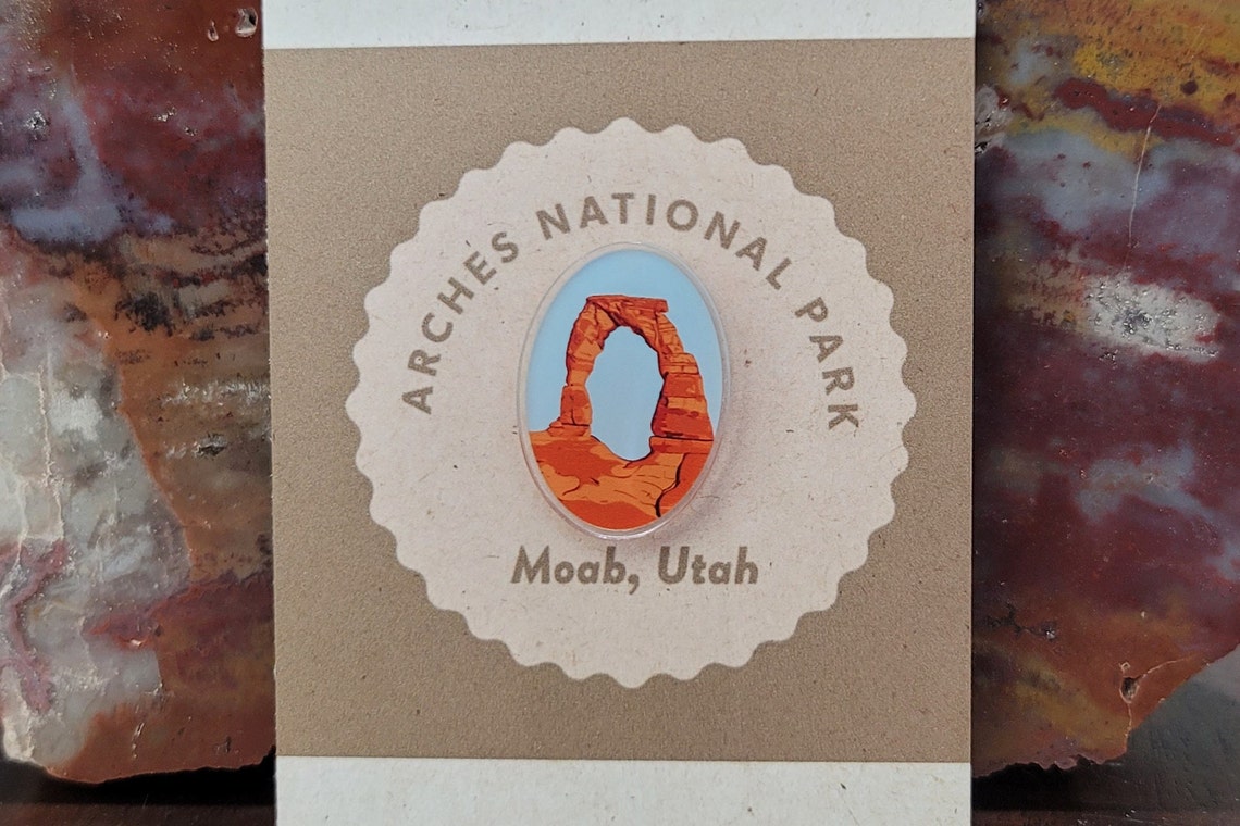 Delicate Arch in Moab, Utah Acrylic Pin Lapel - Etsy