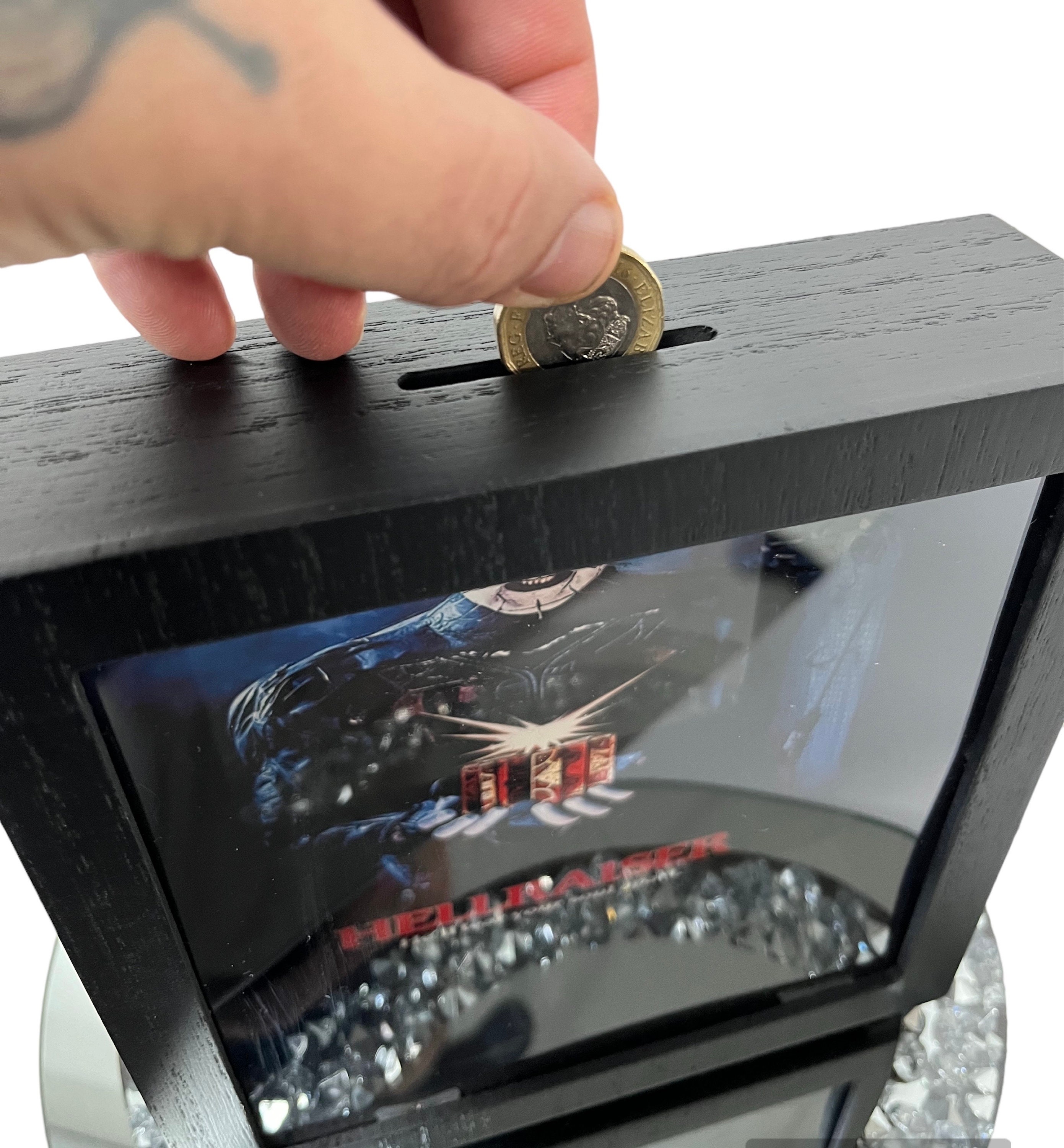 Chucky Shadow Money Box Wooden Black Horror Gift Horror Gifted - Etsy