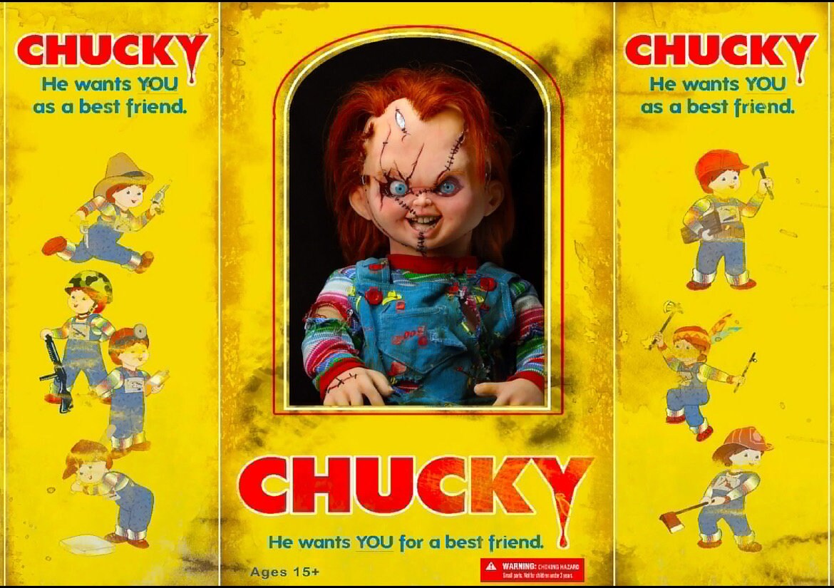 Chucky Shadow Money Box Wooden Black Horror Gift Horror Gifted - Etsy