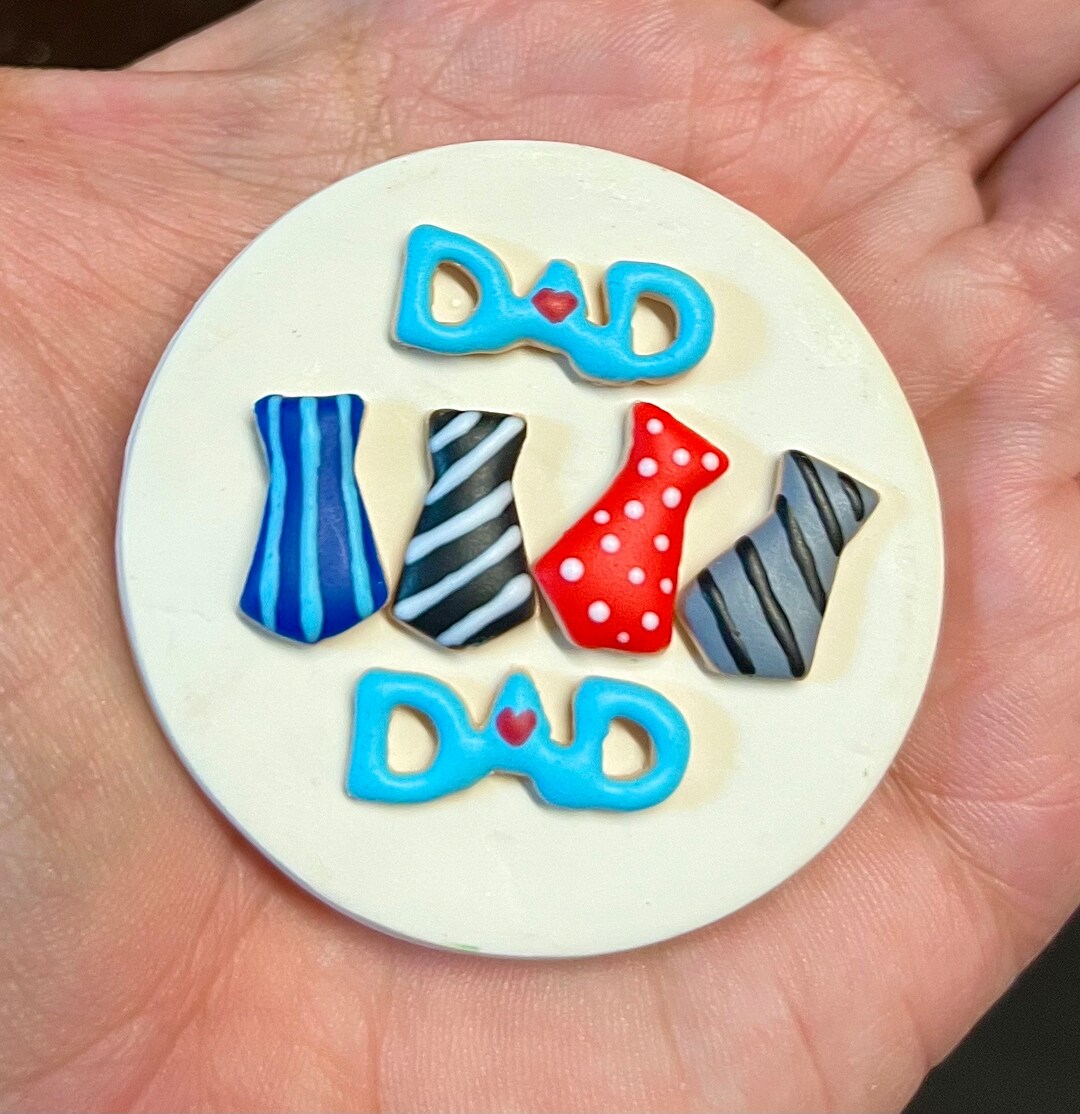1:12 Scale Father’s Day Cookies (6) for Miniature Dolls - Etsy