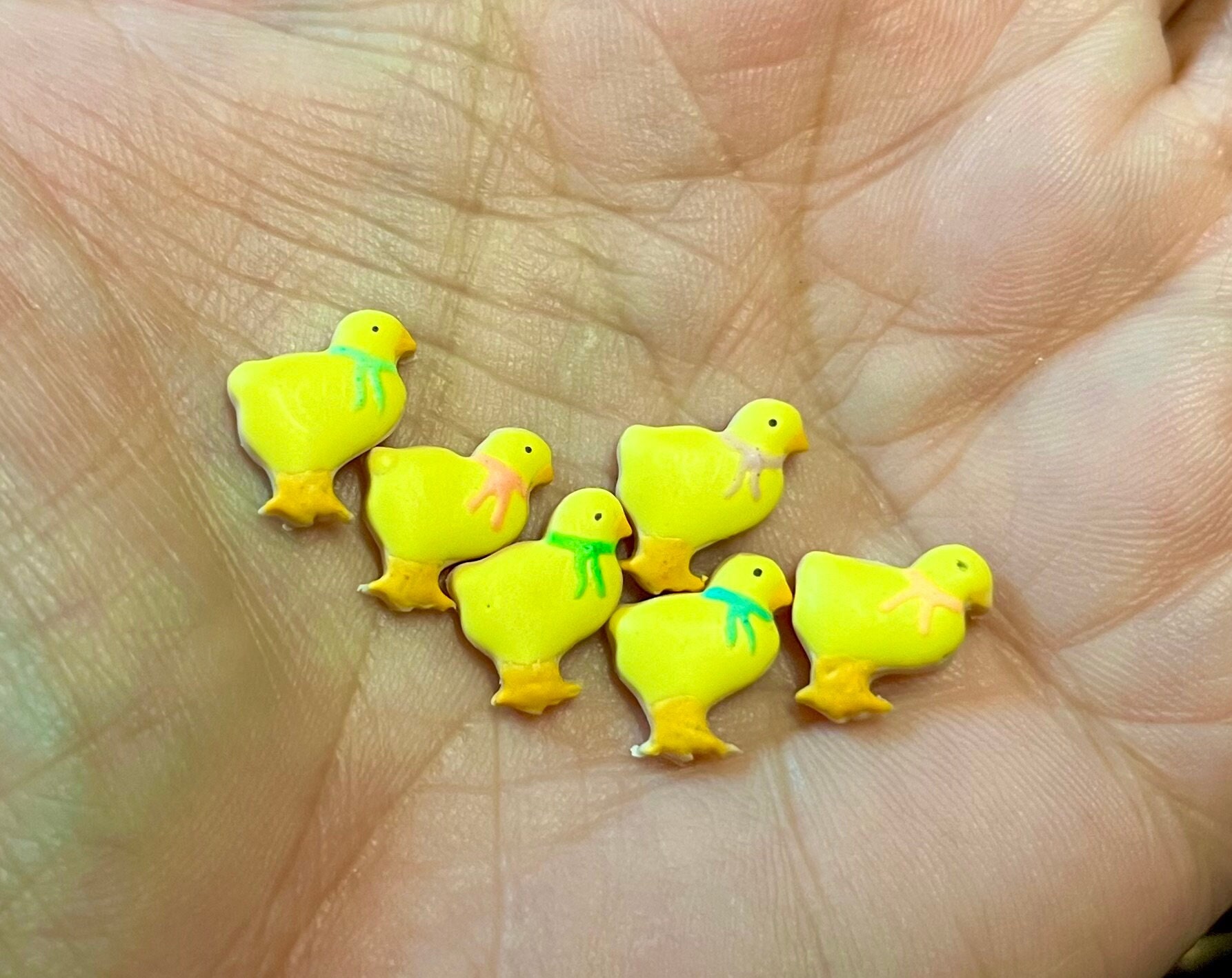 1:12 Scale Easter Chick Cookies (with or Without Ribbons) (6) for ...