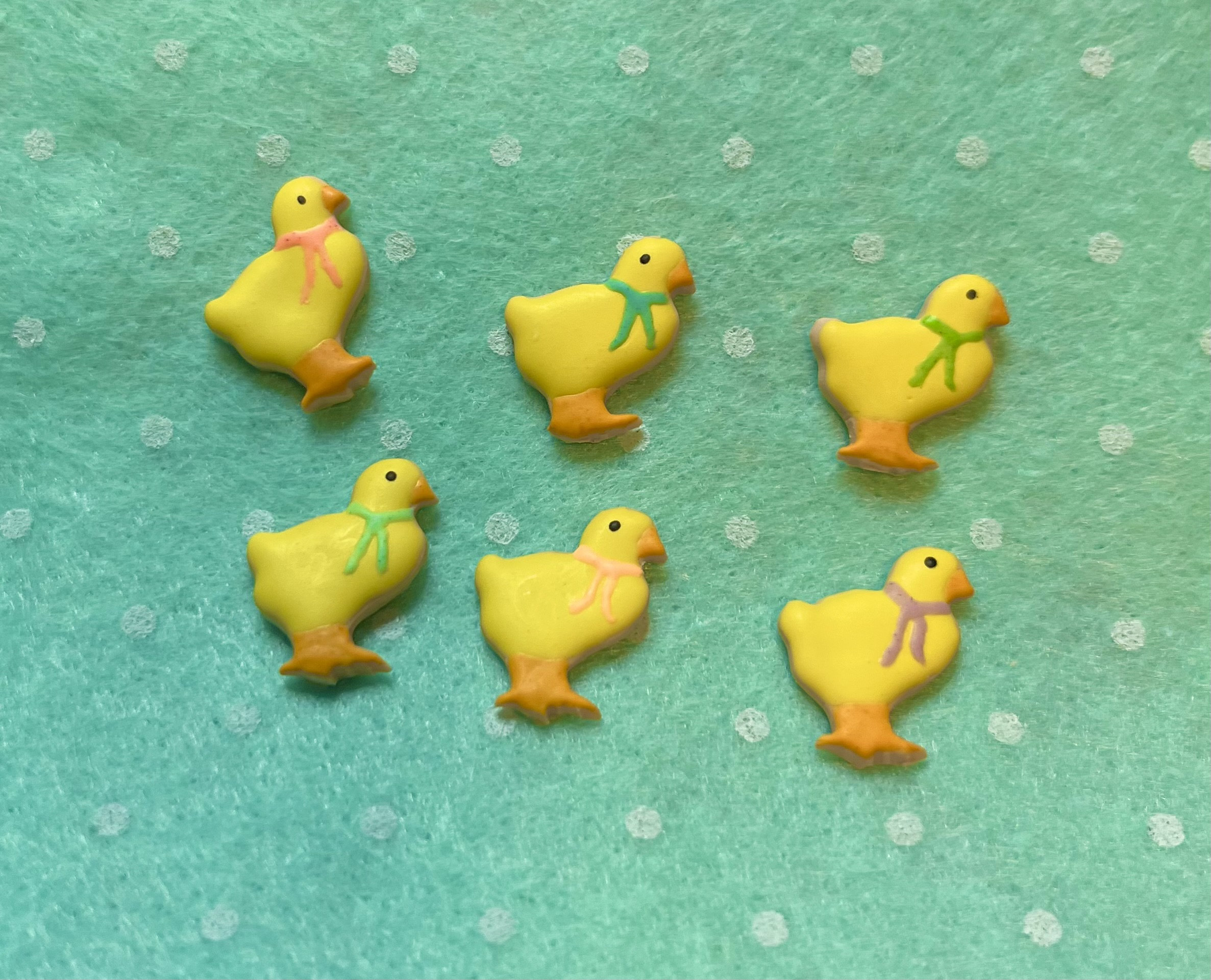 1:6 Scale Easter Chick Cookies (with or Without Ribbons) (6) for 11-12 ...