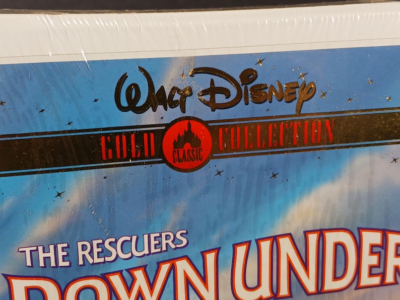 Disney Rescuers Down Under VHS Sealed Unopened Clamshel Gold Collection ...