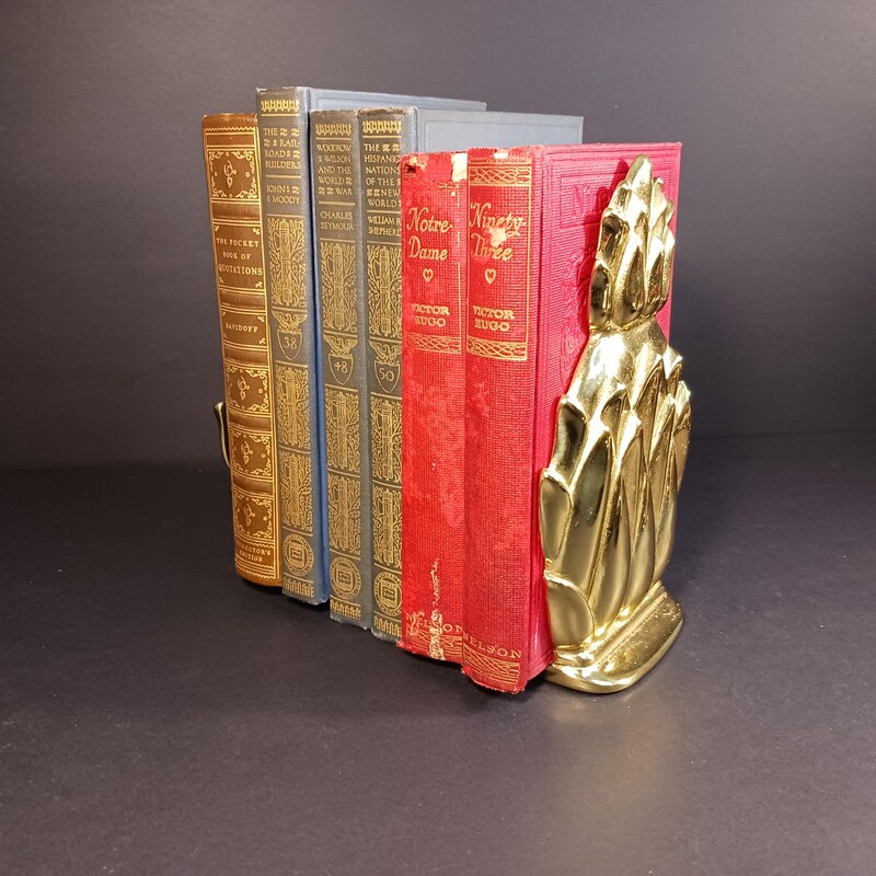 Brass Bookends - Etsy