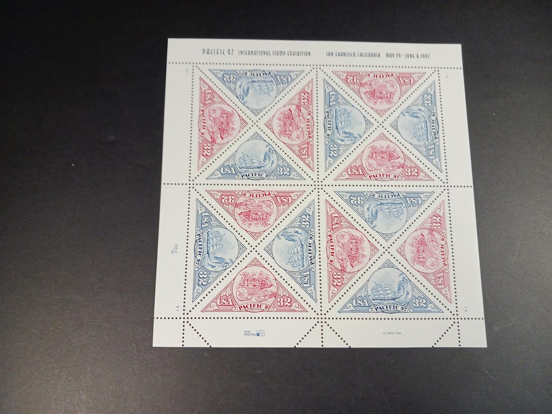 Vintage Postal Stamps Collection Pacific '97 International Stamp ...