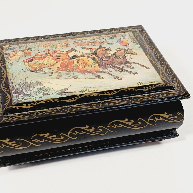 Russian Lacquer Box - Etsy