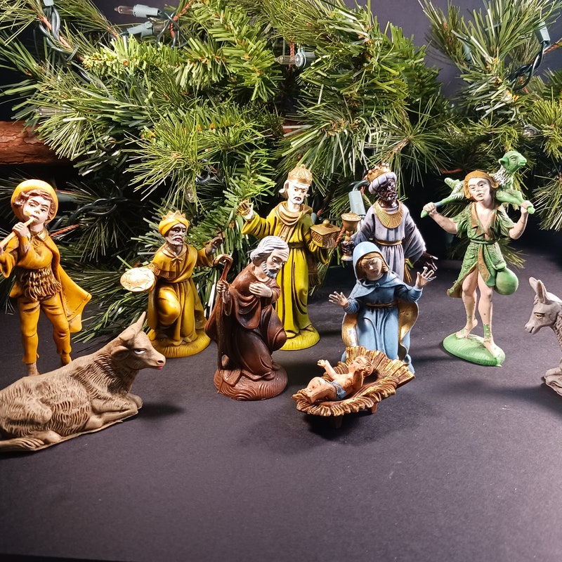 Plastic Nativity - Etsy