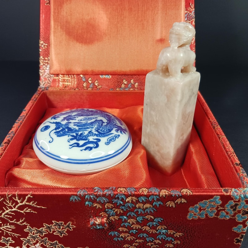 Hand Carved Ink Stone - Etsy