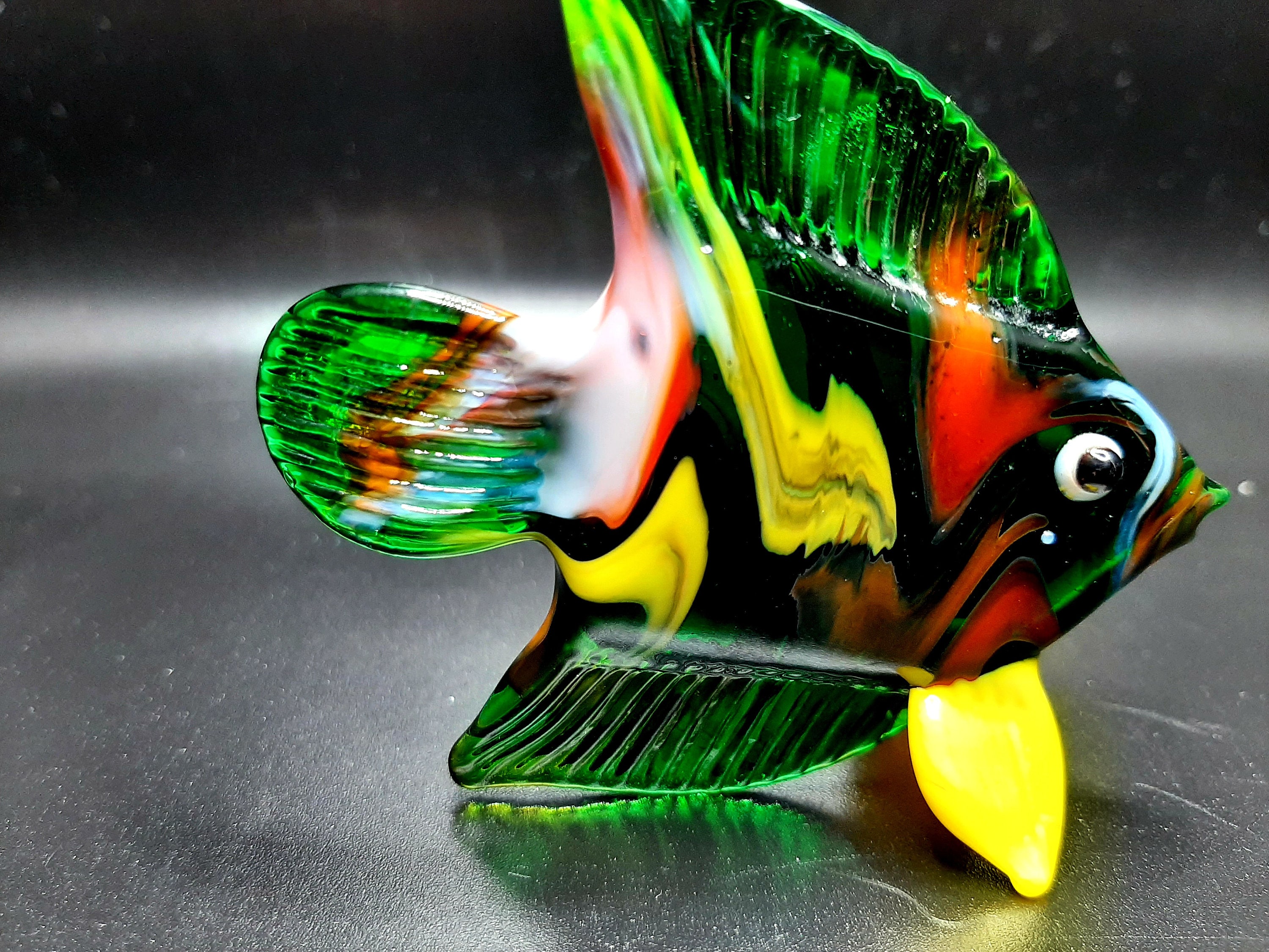 Art Glass Angelfish Handcrafted Miniature Angelfish Perfect for ...