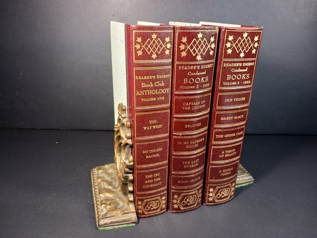 1956 Reader’s Digest Condensed Books Vol. 1–3- Vintage Hardcover Book ...