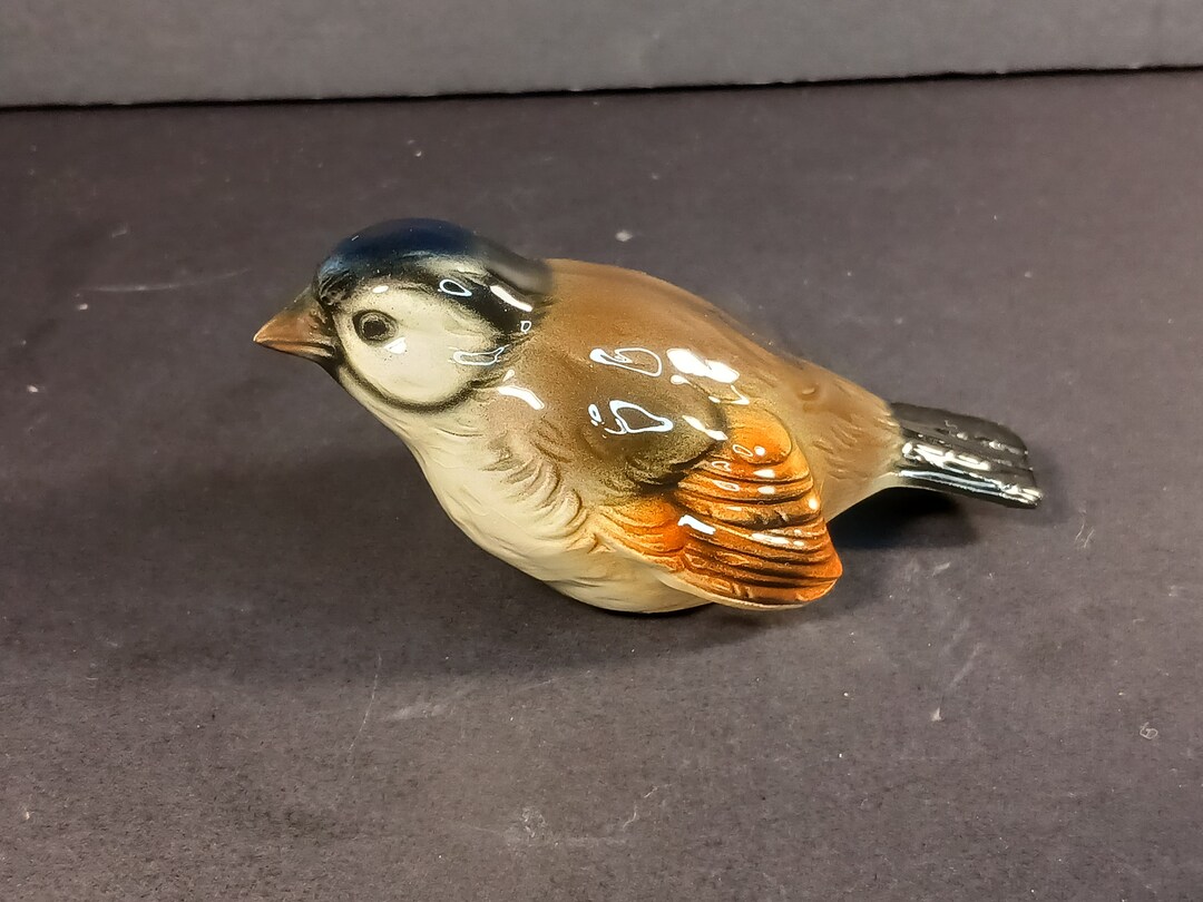 Vintage Goebel Bird Western Germany Nesting Sparrow Figurine Bird Lover ...