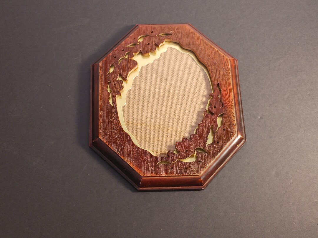 Vintage Frame hong Kong Frame-british Registered Design Plastic Octagon ...