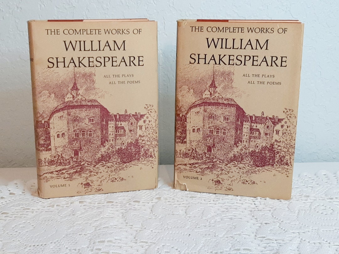 Vintage Booksthe Complete Works of William Shakespeare Set of 2 Books ...