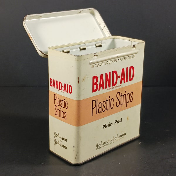 Metal Band Aid Box - Etsy