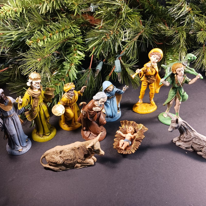Plastic Nativity - Etsy