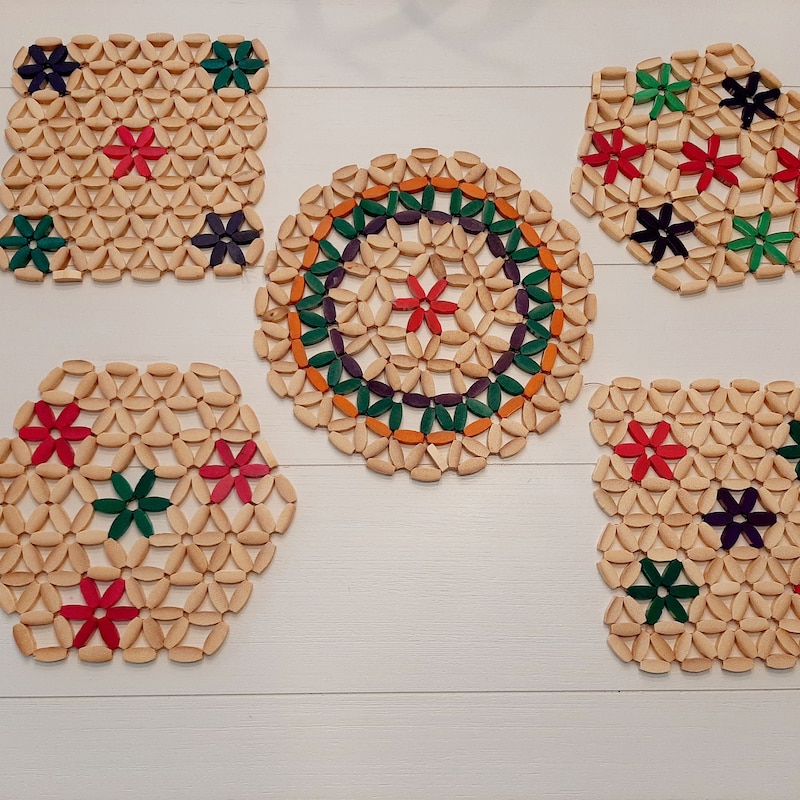 Vintage Beaded Trivet - Etsy