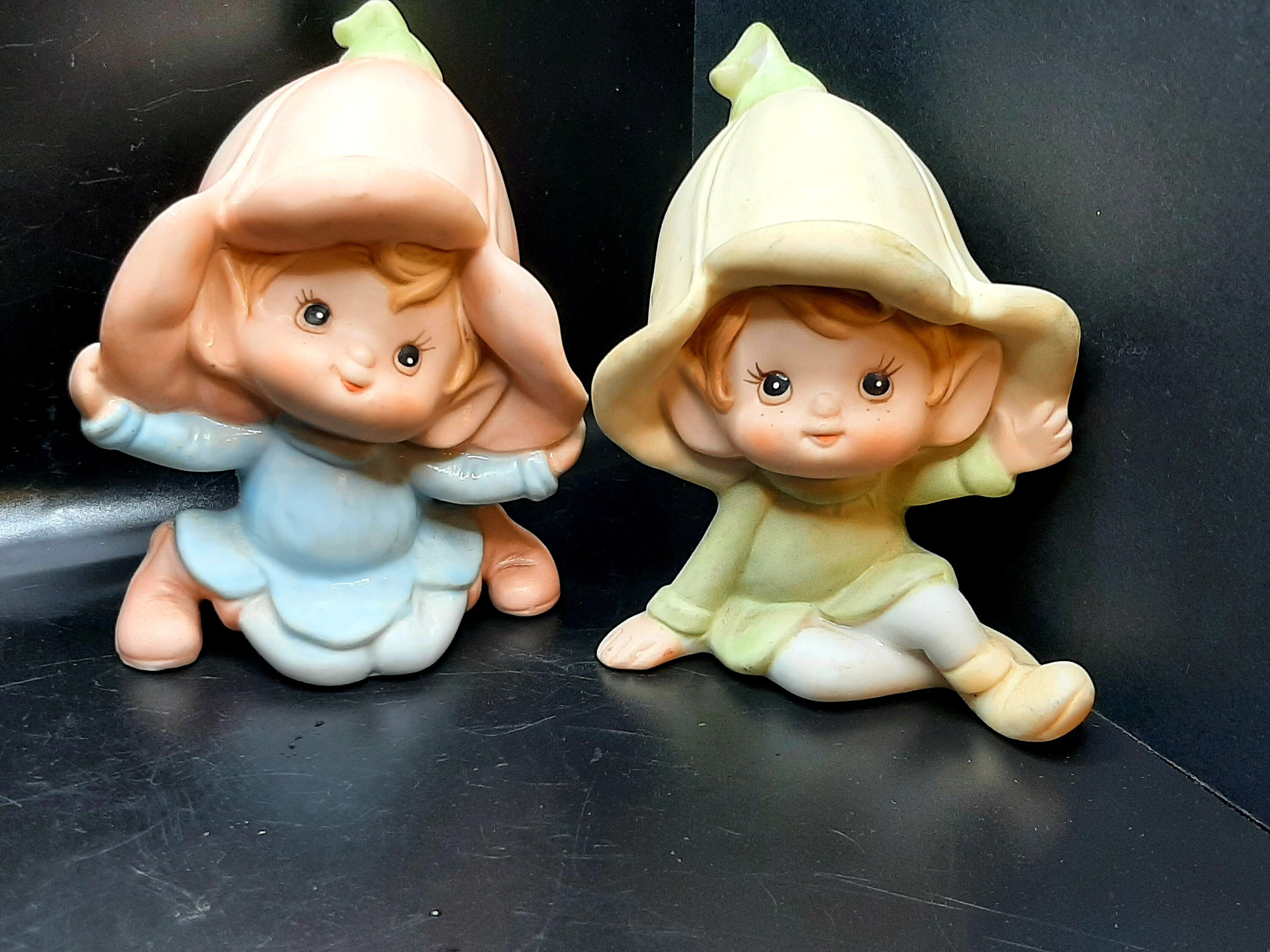 Whimsical Pixies/elves/fairies Figurines Enchanting Additions to Your ...
