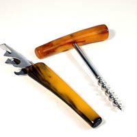 Vintage 1960s Midcentury Zig Zag Metal Corkscrew Made in France Barware ...