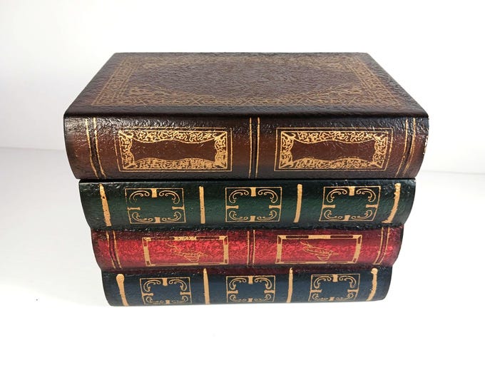 Secret Book Box - Hidden Wooden Storage Box for Treasures and Clutter ...