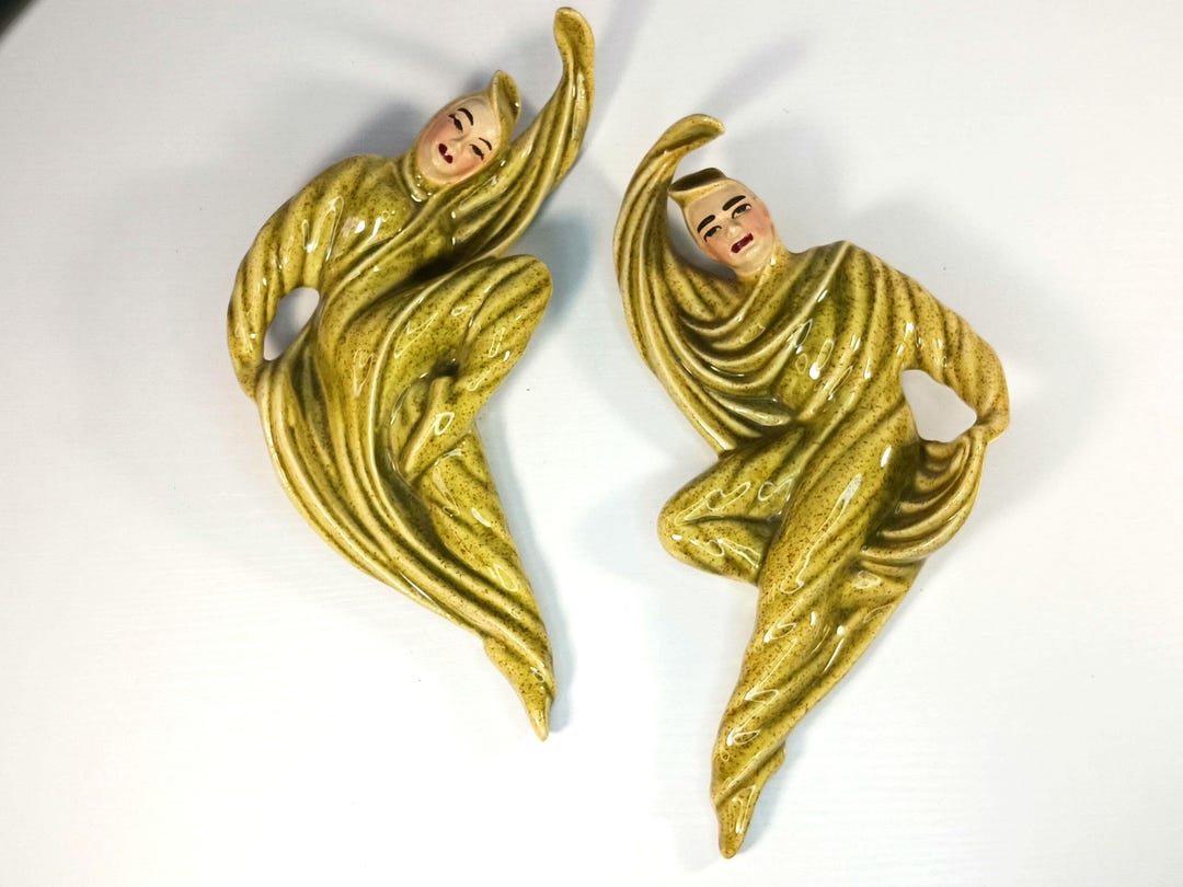 Ceramic Arts Studio Zor & Zorina Wall Plaque Dancers – Vintage 1942 ...