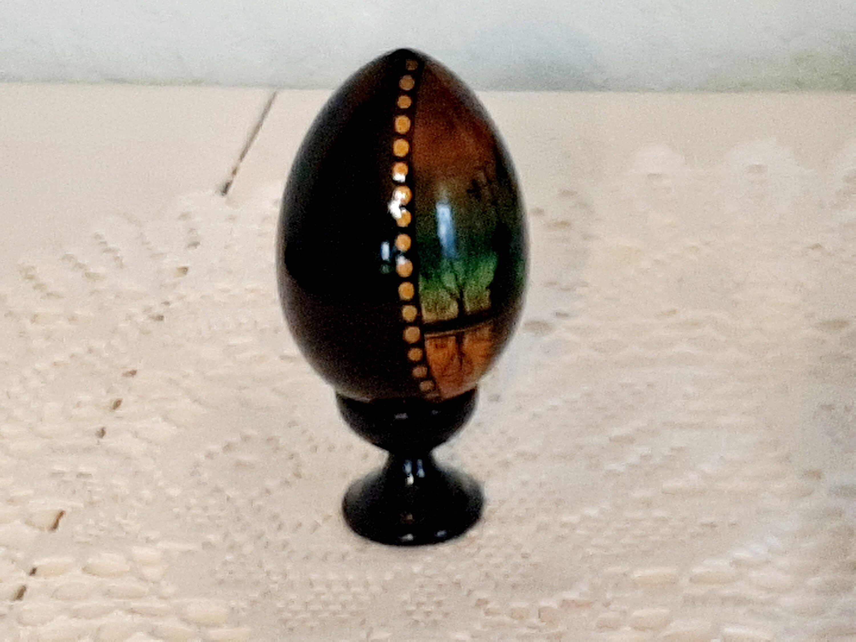 Exquisite Hand-painted Russian Wooden Lacquer Easter Egg: - Etsy