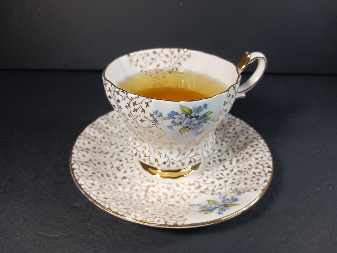 Vintage Tea Set Queen Anne Tea Cup and Saucer Bone China Teacup and ...