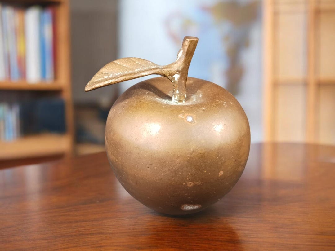Vintage Brass Apple Bell – Teacher Gift, Home Decor (3 Inch) - Etsy