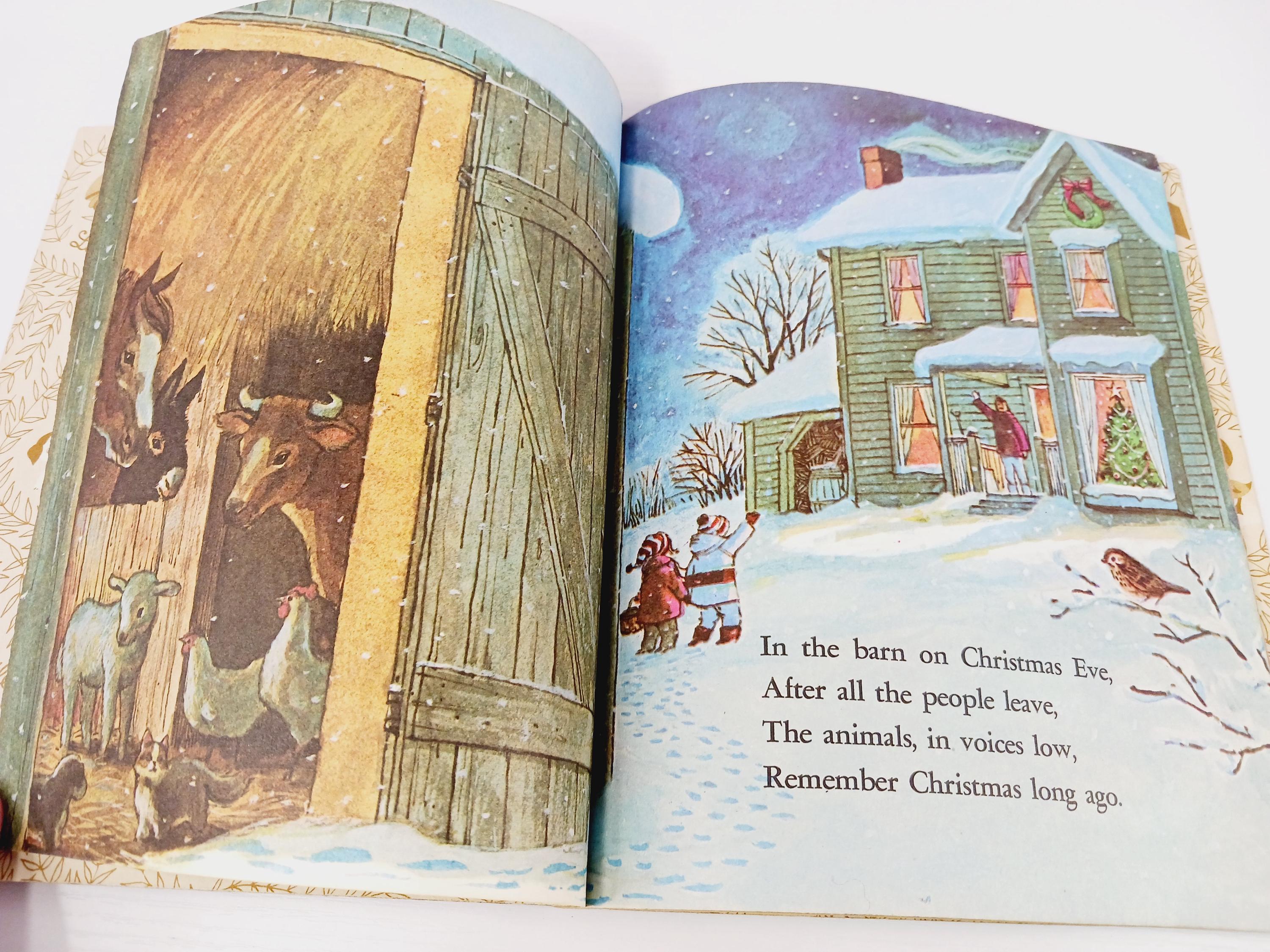 1977 the Animals’ Christmas Eve – Little Golden Book – Vintage Children ...
