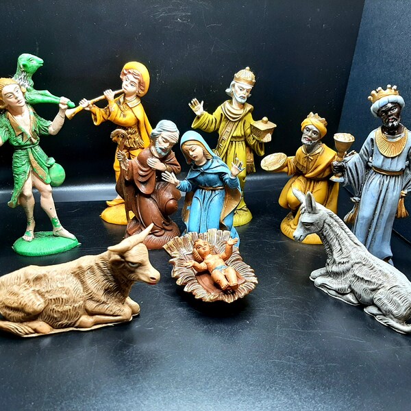 Plastic Nativity - Etsy