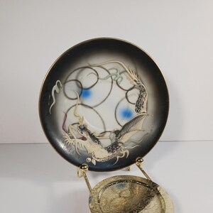 Vintage Dragonware Moriage Geisha Tea Cup & Saucer, Hand Painted, 1950 ...
