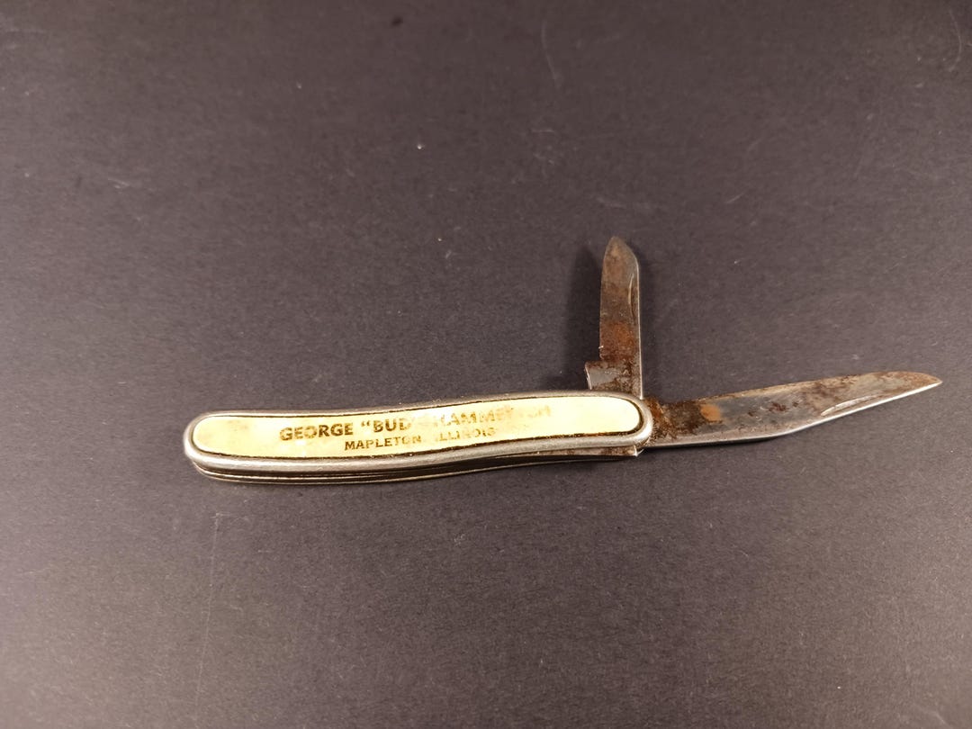 Vintage Colonial Pocket Knife – Pearlized Celluloid, George Bud Mambite ...